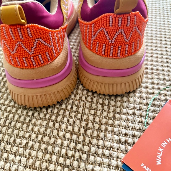 FARM Rio | Shoes | Farm Rio Beige Jungle Panther Platform Sneaker ...